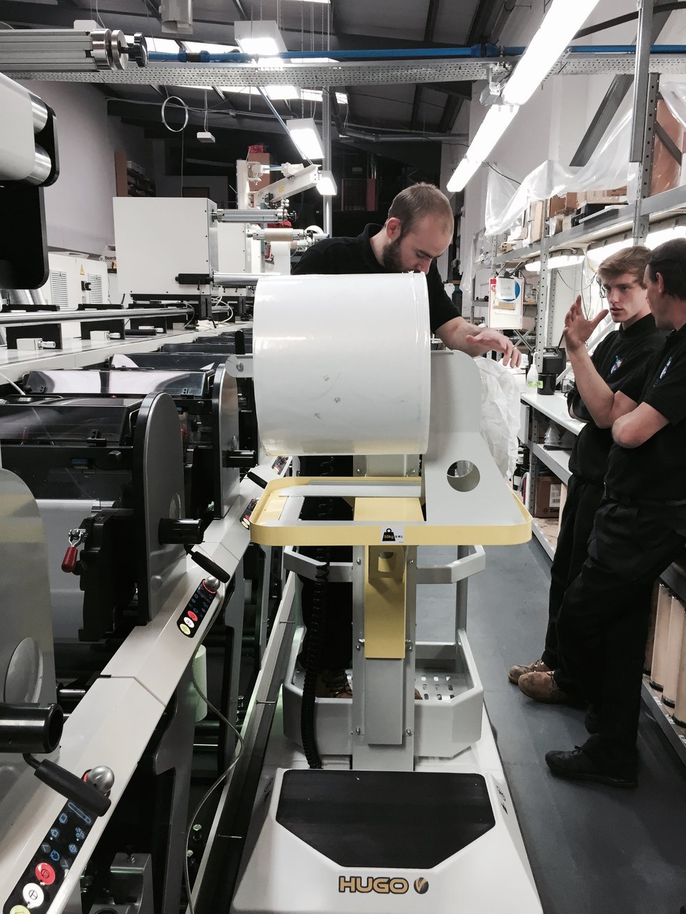 Baker Labels invests in Hugo lift